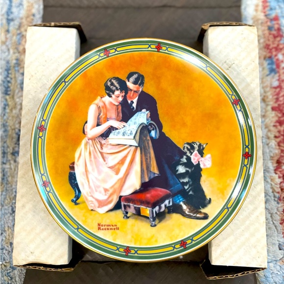 Art | The Edwin M Knowles China Co Norman Rockwell | Poshmark